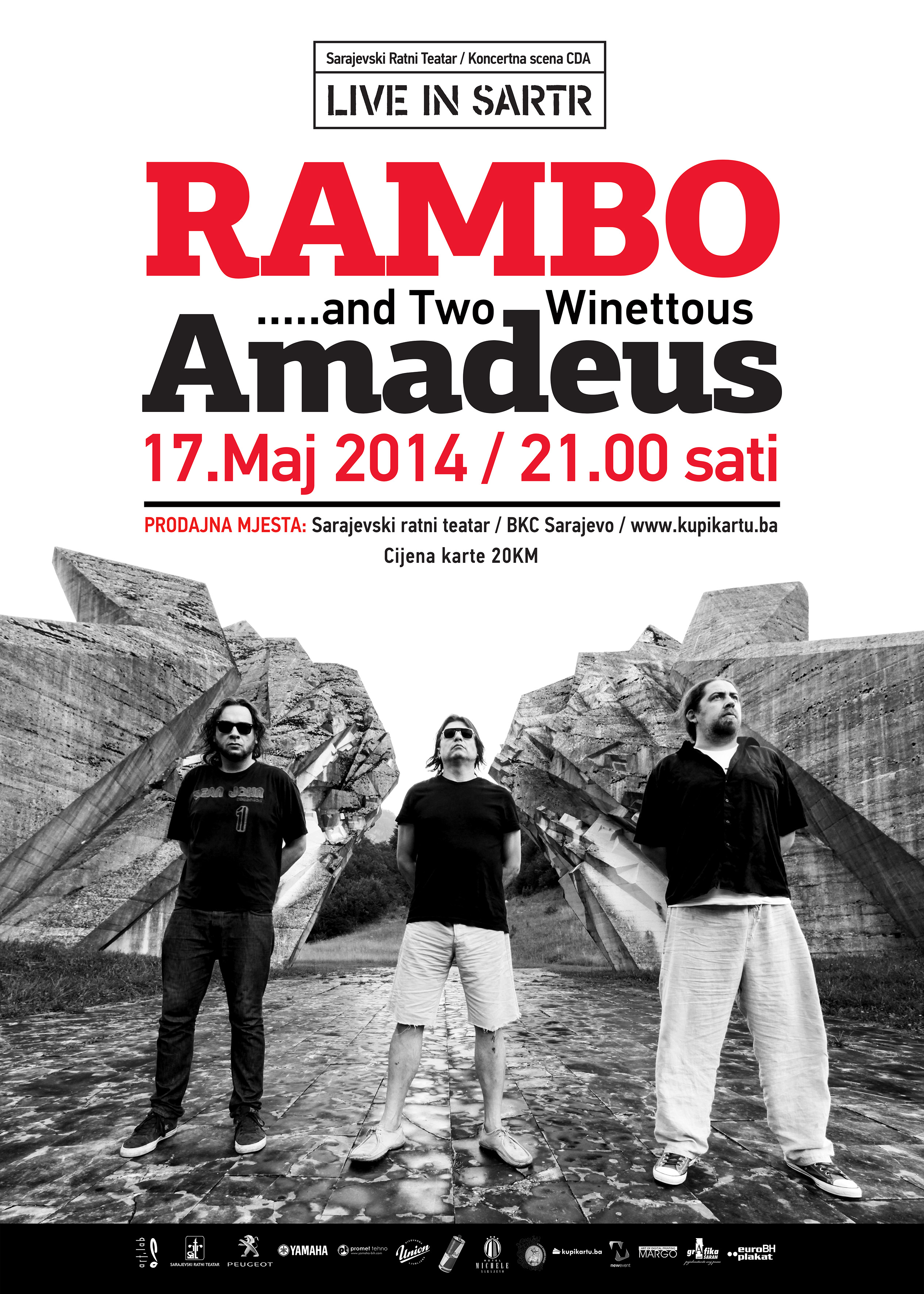 RAMBO AMADEUS & TWO WINNETOUS – Birthday of Sarajevo War Theater ...