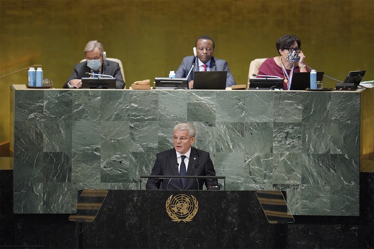 BiH Presidency Chairman addressed the United Nations General Assembly ...