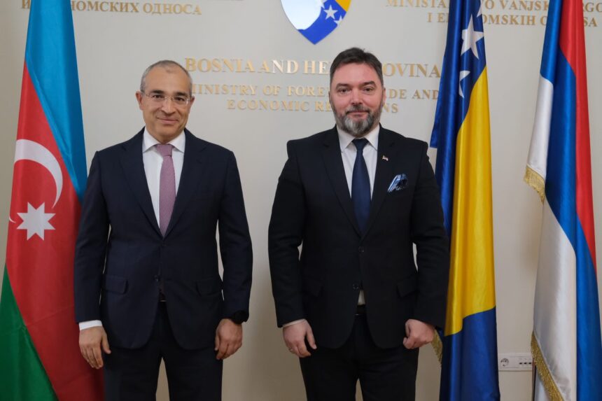 A joint Working Group of BiH and Azerbaijan for economic Cooperation is ...