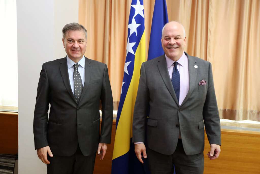 Zvozdic meets the Head of the OSCE Mission to BiH - Sarajevo Times