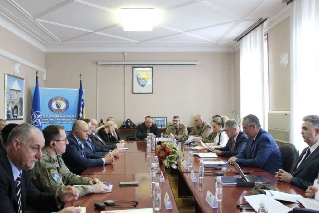 The NATO Expert Team is visiting the Ministry of Defense of BiH ...