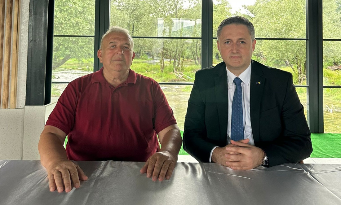 Becirovic met with the former Commander of the famous Fifth Corps of ...
