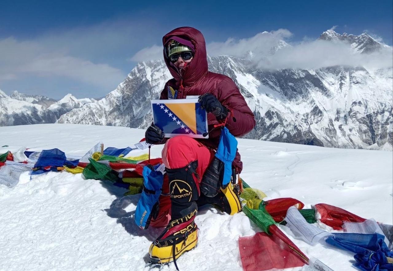 Alpinist Naida Avdic became the first Woman from BiH to climb to the ...
