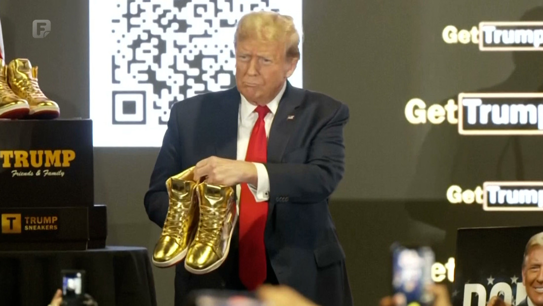 In the midst of the Election Campaign, Trump launched his own Sneaker ...