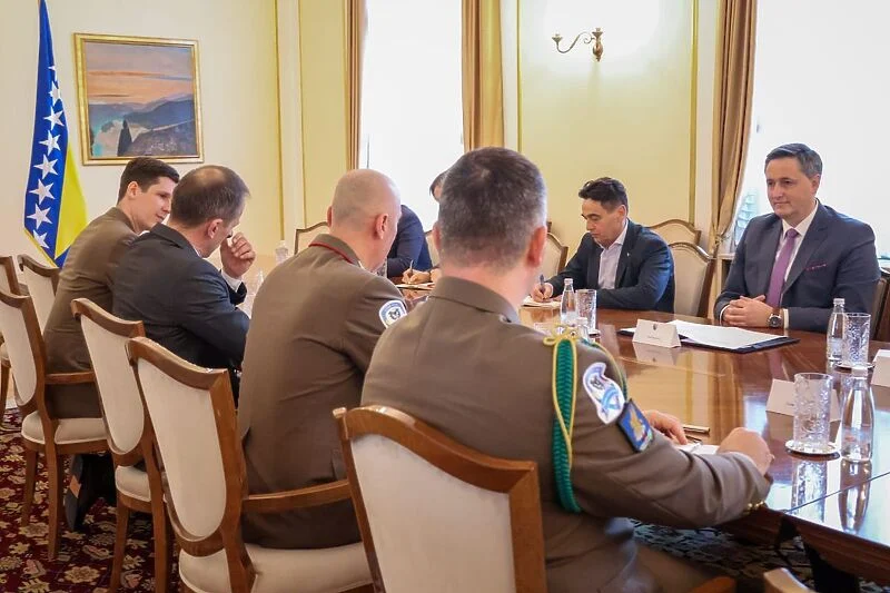Becirovic received the new Commander of EUFOR in BiH - Sarajevo Times