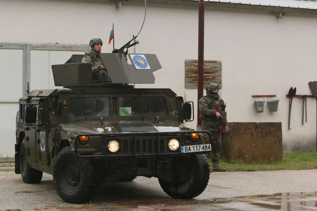 Armored Vehicles of EUFOR in the Area of East Sarajevo - Sarajevo Times
