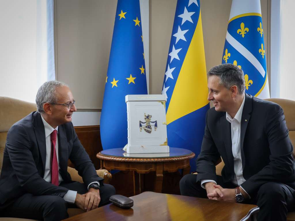 Becirovic received Italian Ambassador to BiH Marco Di Ruzza on a ...