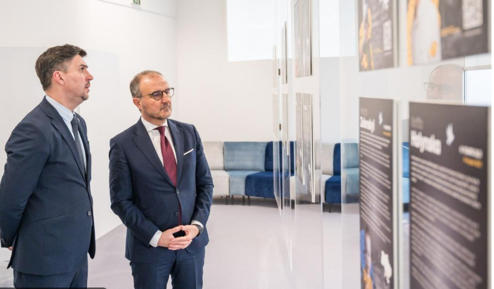 Ambassador Soreca visits ‘The Lost Childhood’ exhibition with Ukrainian ...