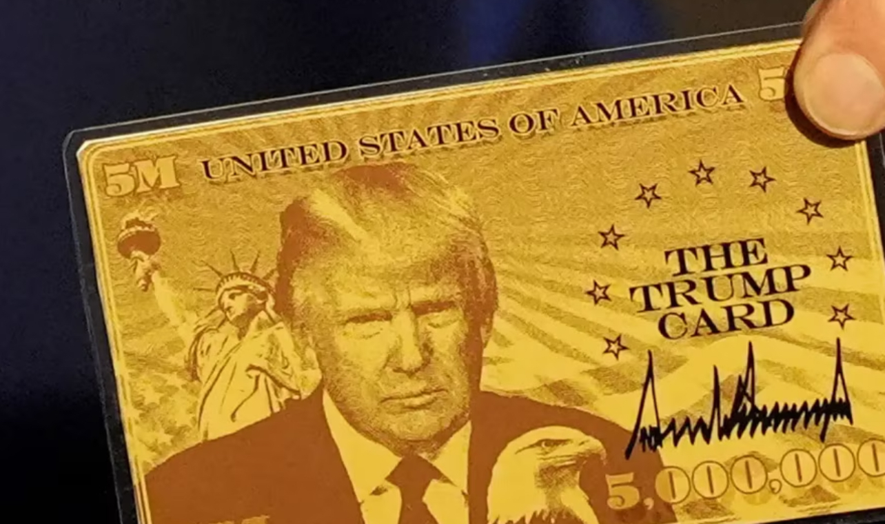 Donald Trump's golden immigration Cards are becoming a Reality in the U ...