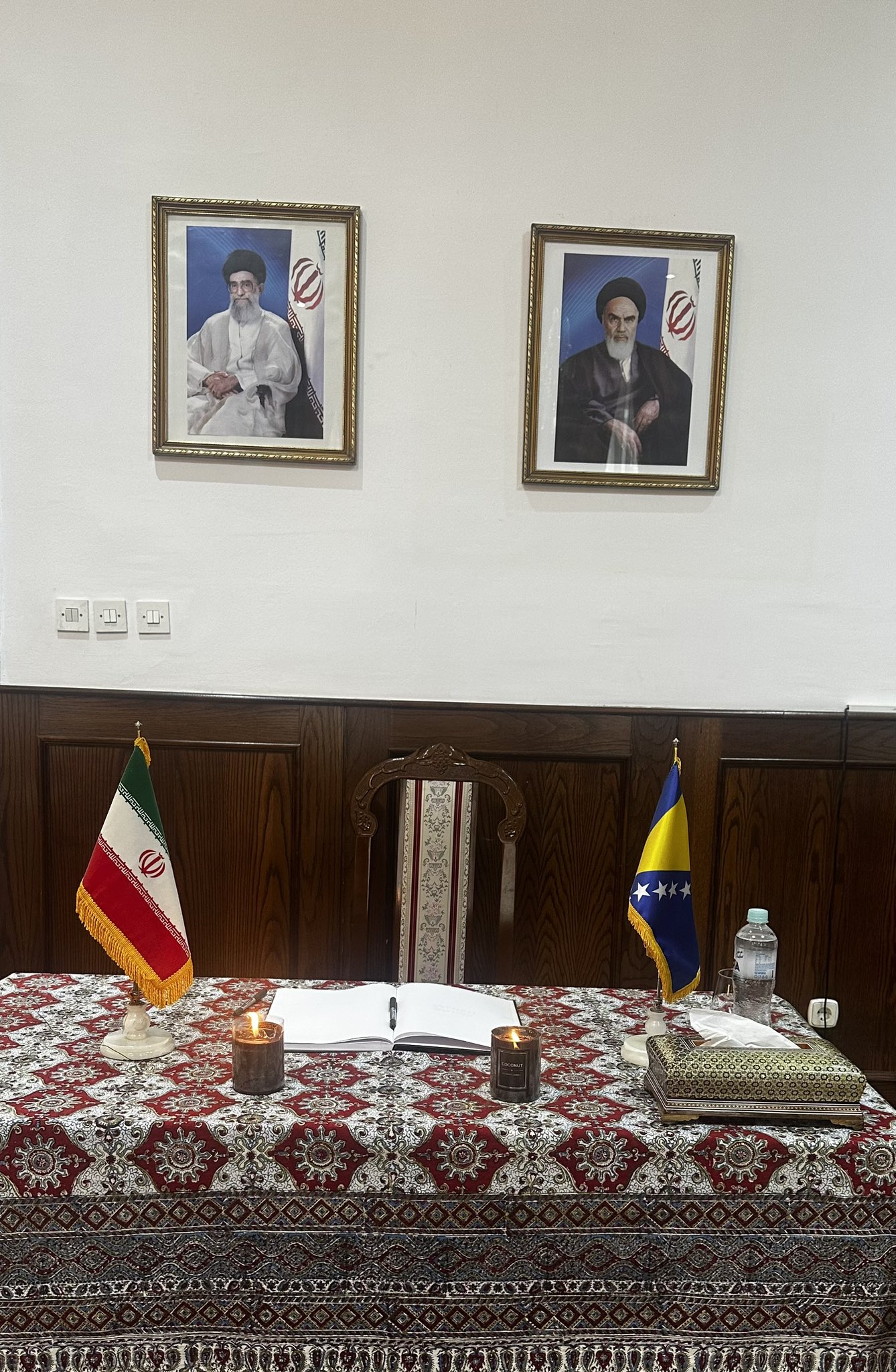 Book of Mourning Opened at Iranian Embassy in Sarajevo - Sarajevo Times