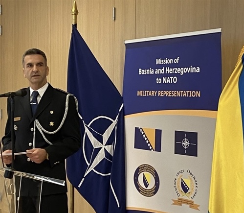 Brigadier Edin Fako awarded Prestigious NATO Award - Sarajevo Times